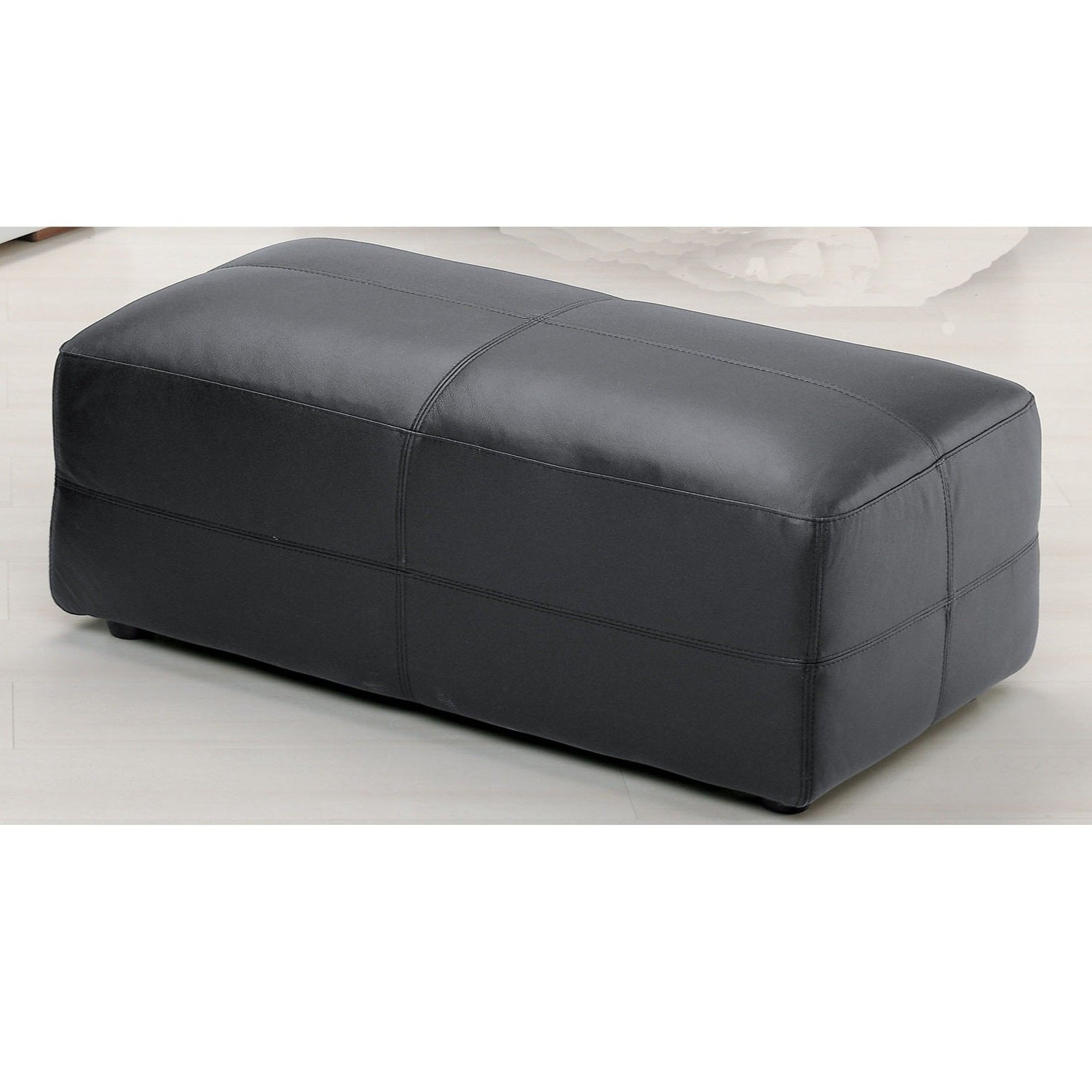 Nuro Leather Footstool — Whytes of Crossgar